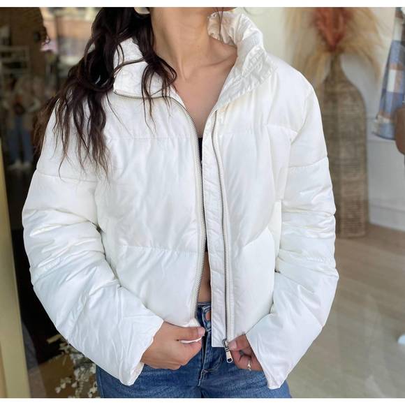 HYFVE | Jackets & Coats | New Hyfve Frost Puffer Jacket In White | Poshmark